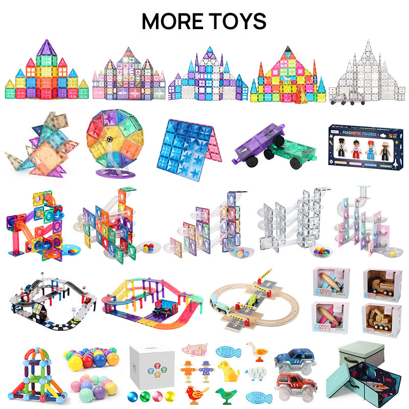 MNTL-004 Magnetic Building Tiles - Educational Toys for Kids