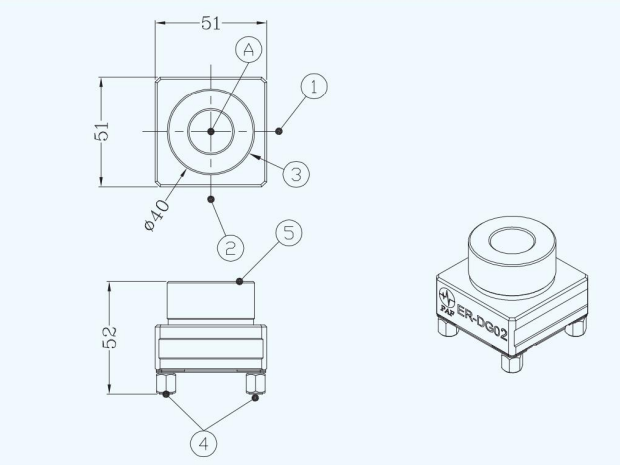 CNC Xindian Precise Zero Point Clamping System - Erowa