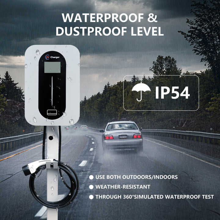 2024 Column Electric Vehicle Charging Station 7KW DC EV Charger OCPP1.6 ...