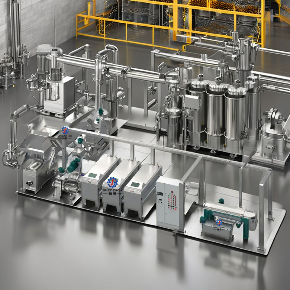 Industrial Turnkey Olive Oil Extraction and Refining Line