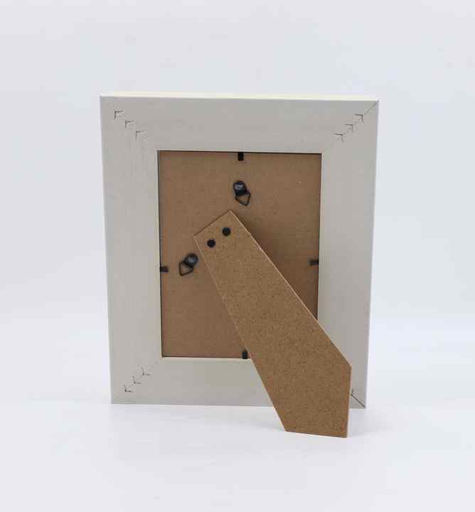 Polystyrene Picture Frame - Wide Profile & Light Wood Color