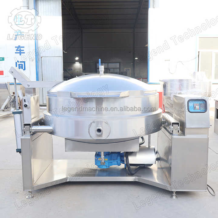 Industrial Jacketed Cooker with Agitator Jacketed Kettle with Mixer ...