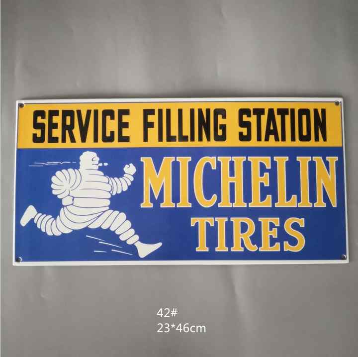 METAL CRAFTS Enamel Sign Board - Vintage Decorative Plaque
