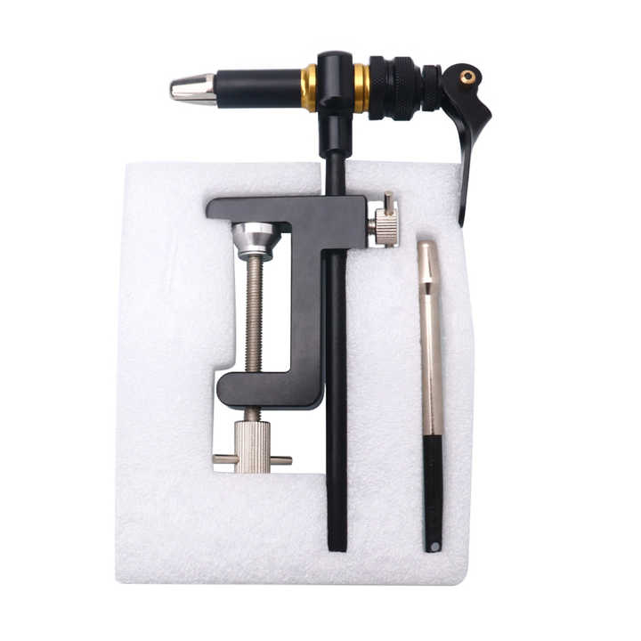 360 Degree Rotation Assist Hook Binding Vise/ Fly Tying C-Clamp Vise ...