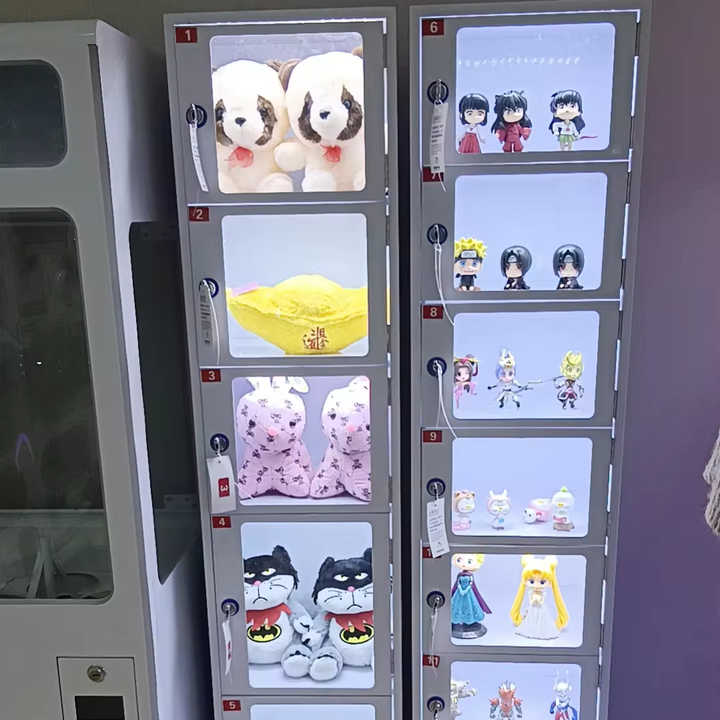 Side Box Prize Locker Claw Crane Machine Toy Crane Game