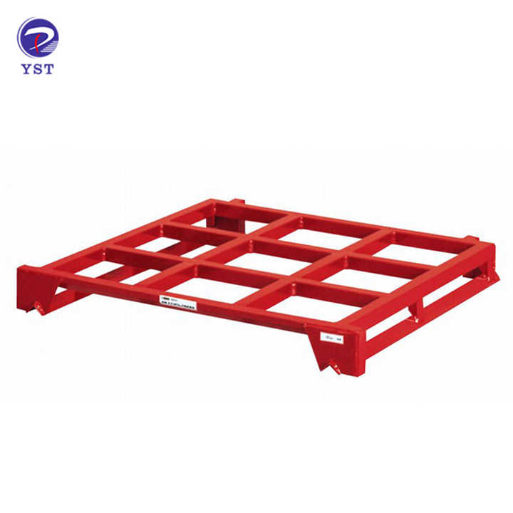 Transport Storage Stable Safe Warehouse Foldable Stackable Steel Pallet ...