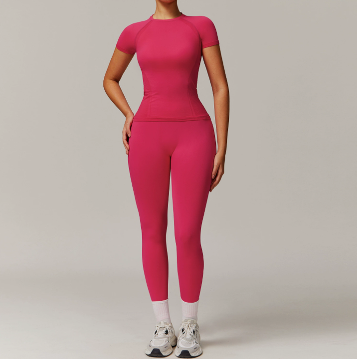 High Quality Seamless Line Tight Yoga Suit Casual Quick-dry Workout ...