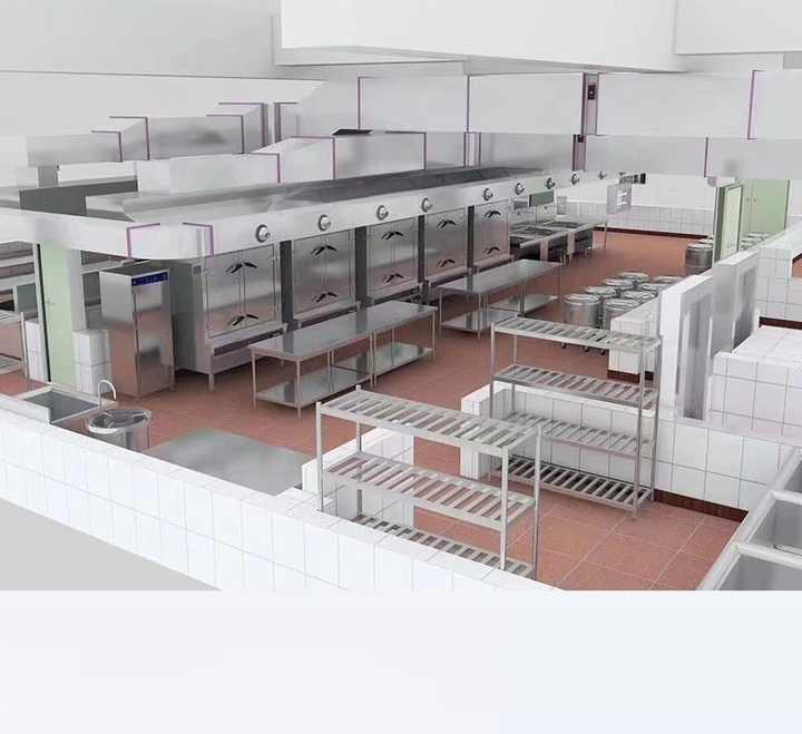 Hotel Kitchen Design Project - Customized Commercial Equipment