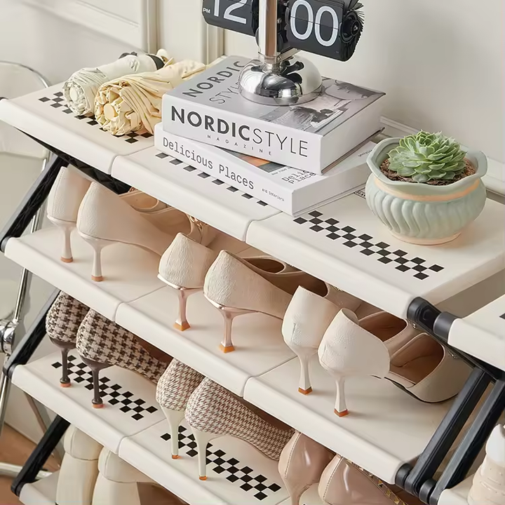 Diy Simple Shoe Rack Multi-layer Plastic Easy to Assemble Dormitory ...
