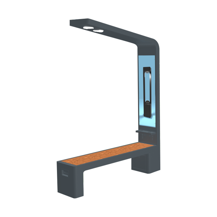 Stainless Steel Solar Chair Outdoor Smart Table Urban Energy Saving ...