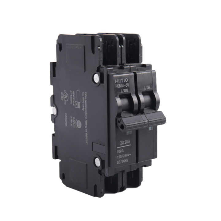 HCUB1-60C20 DIN Rail Mount Circuit Breaker, UL489 Branch Circuit ...