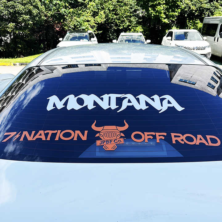 UV Resistant Car Decals - Custom Die Cut Logo Stickers