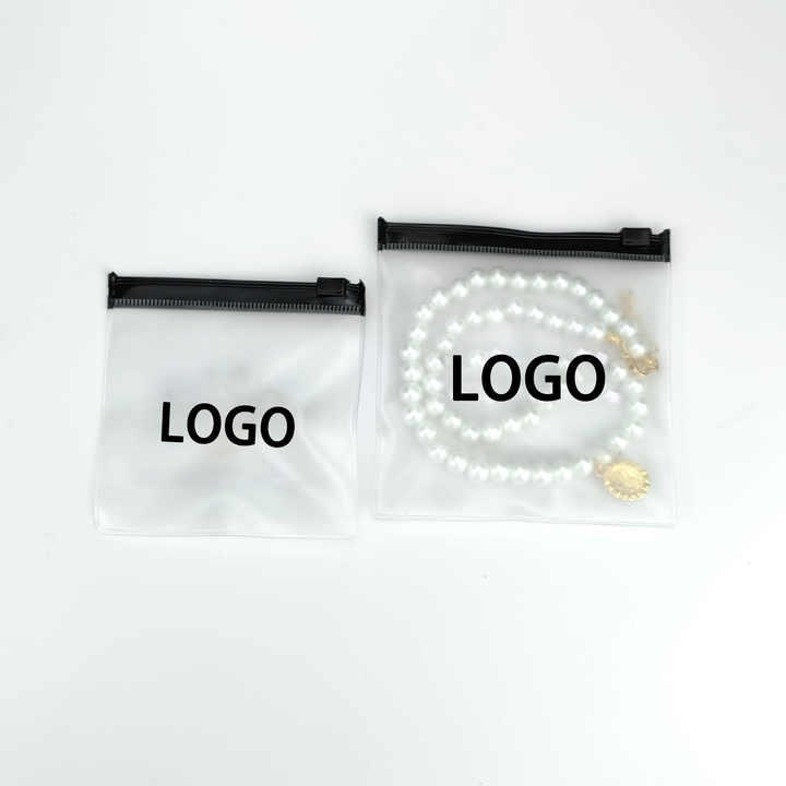 Small Mini Frosted EVA Pvc Ziplock Jewelry Pouch Custom Logo Jewelry ...