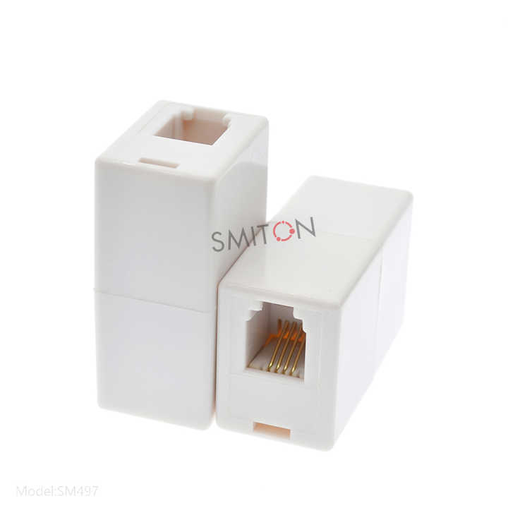 RJ10 RJ22 RJ9 4P4C Coupler Connector Extender for Connect Two Handset ...