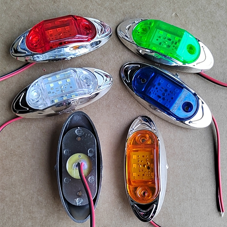 Factory Wholesale 12V 24V 4 Inch Waterproof Five Color LED Sign Light ...