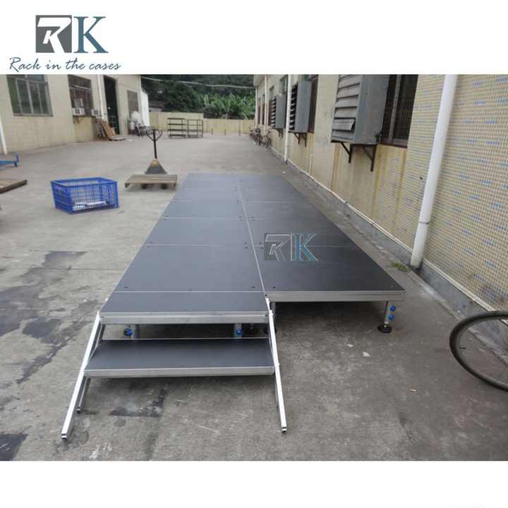 Four Legs Adjustable Height Platform Stage for Events 4ft*8ft Stage ...