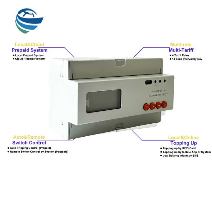 2026 New Prepaid Three Phase IoT Energy Monitor Overload Surge Defense ...