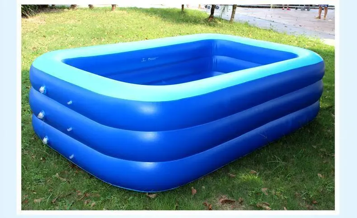 PVC Inflatable Swimming Pool Above Ground Adult Kids Family Inflatable ...