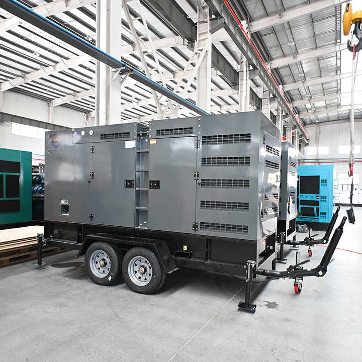 Mobile Generator 125kva 100kw Trailer Type Weichai Diesel Generator Set ...