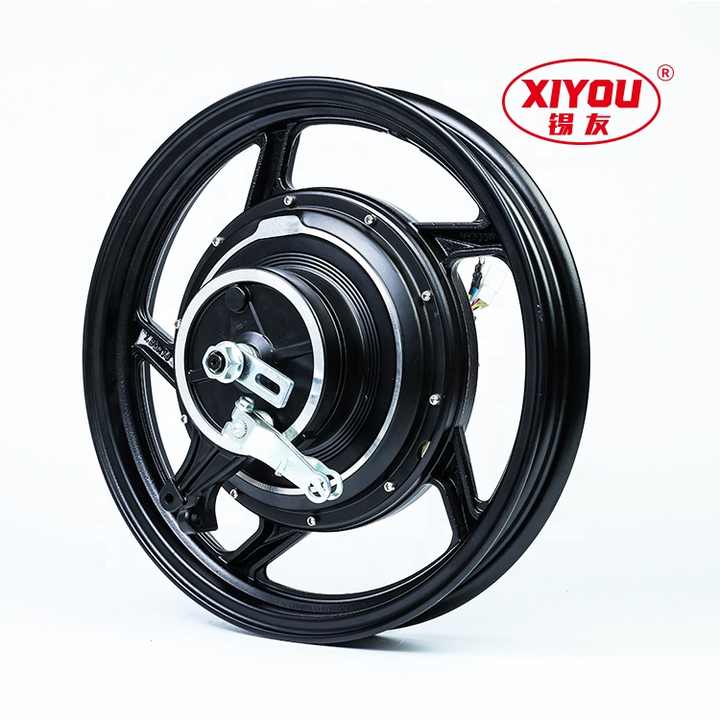 48V 350W 22H Brushless Hub Motor for Electric Bicycle & Two Wheel Drive ...