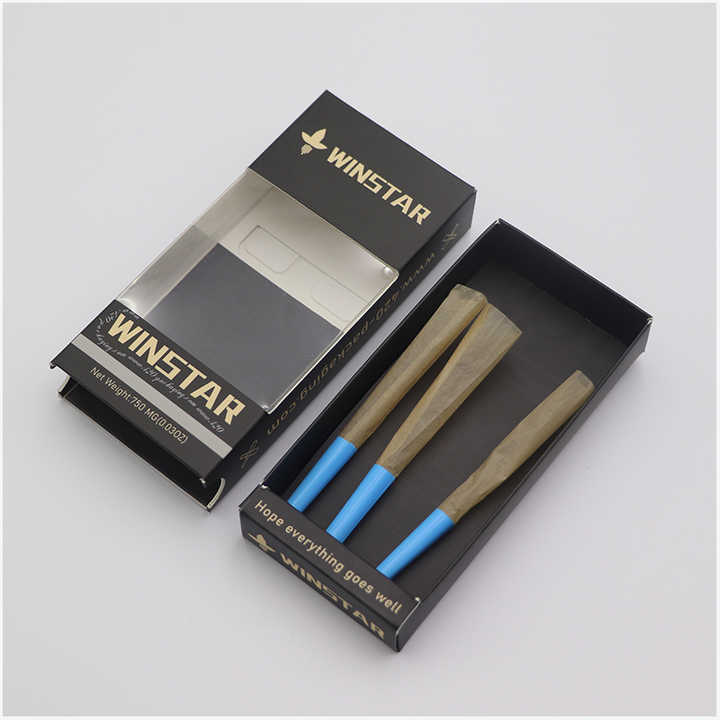 Factory Preroll Packaging Box With Display Window Pre-Roll Boxes Custom ...