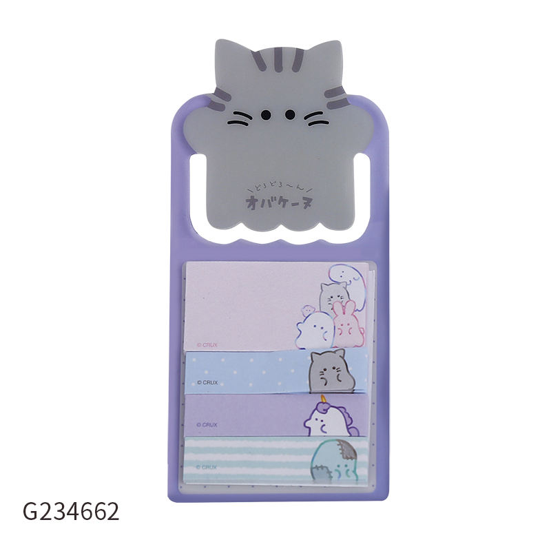 Cartoon Creativity Obakenu Ghost Cat Colour Sticky Notes Multicolor ...