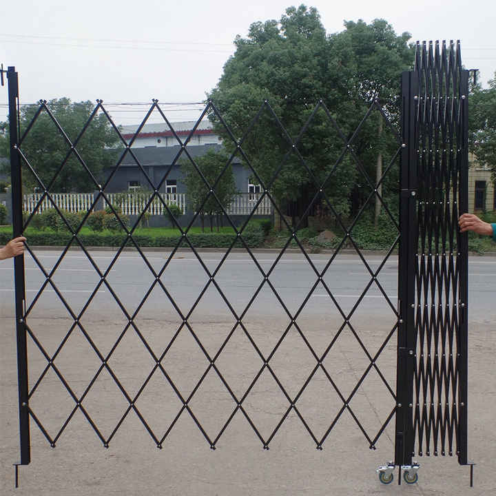 Expandable Metal Scissor Gate Folding Security Barrier For Driveway ...