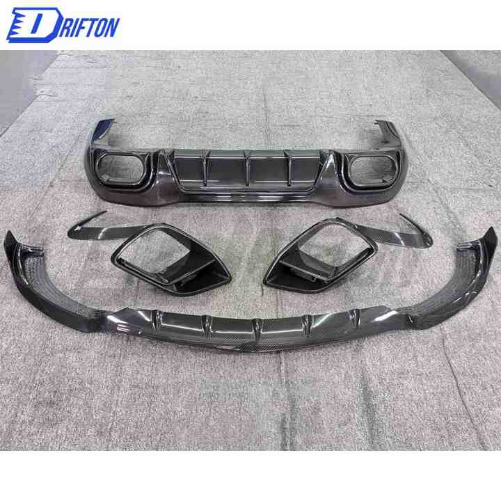 GT63 Front Canards for Mercedes Benz AMG GT63 - Dry Carbon Fiber Bodykit