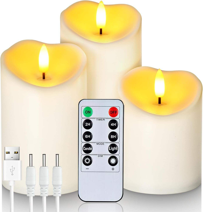 Led Electronic Candle Flashlight Lamp Camping Lamp for Wedding Romantic ...
