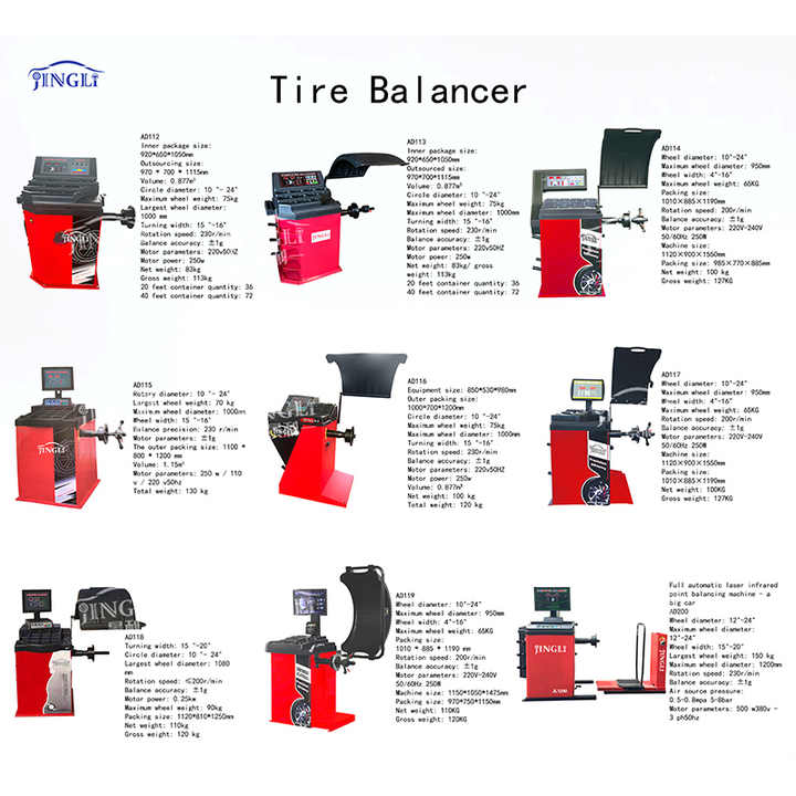 AD311 Factory Price Wheel Balancer Machines and Tire Changers Combo ...