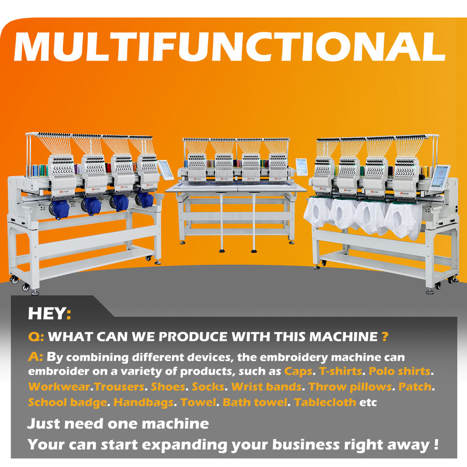 China Computer Automatic Embroidery Machine with Motor Four Heads Cap ...