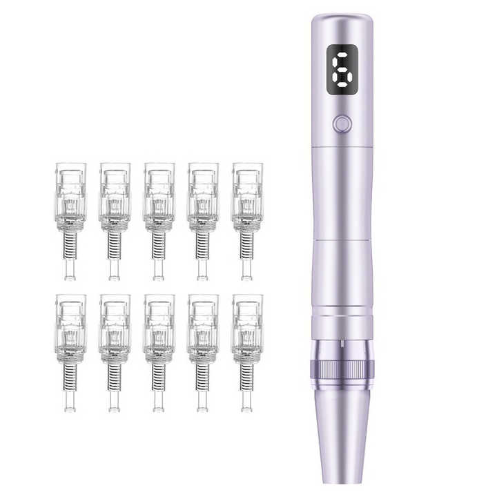 Nanotech Electric Microneedle Pen for Mesotherapy Dry Powder Infusion ...
