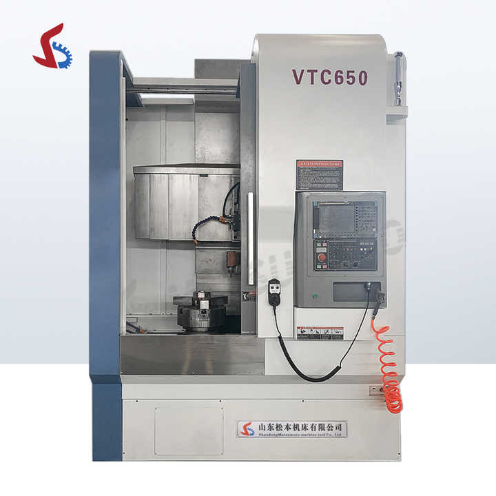 Heavy Duty VTC65 Vertical CNC Lathe Machine GSK Control System Twin ...