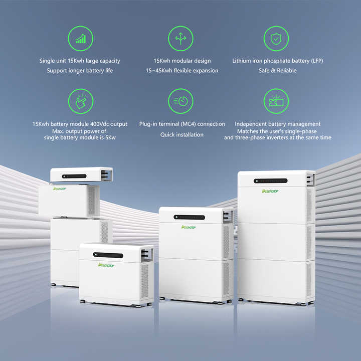 CE Approved 15KWH High Voltage LiFePO4 Battery 400V Home Apartment ...
