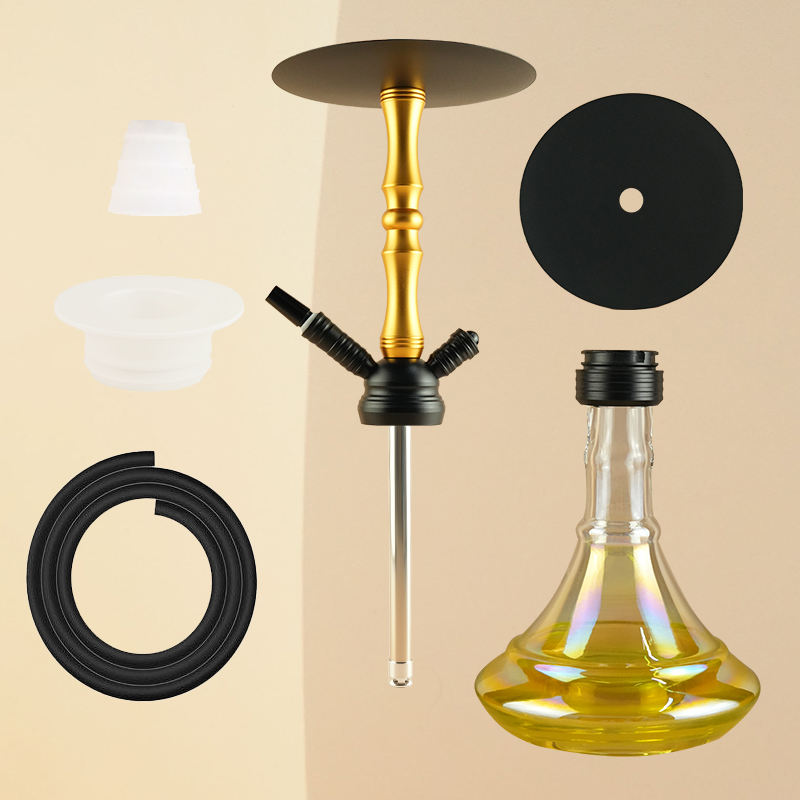 Arabic Hookah Portable Shisha Copper Handle Personal Medium-sized 56cm ...