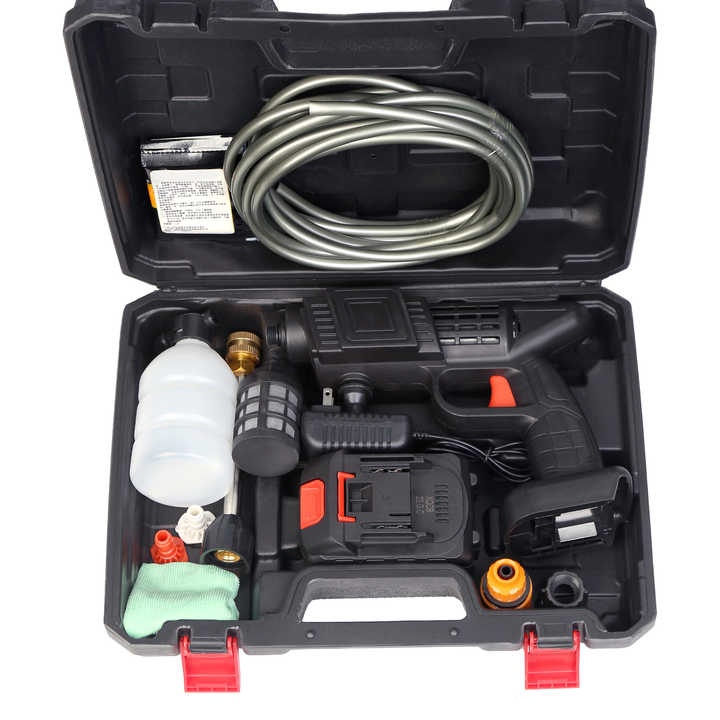 Wireless Portable Car Washer - Powerful Cordless Jet Foam Gun