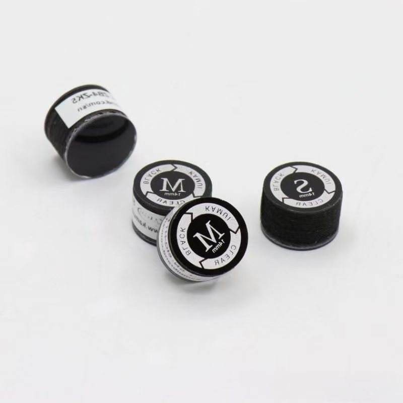 14mm Multi-Layer Pigskin Pool Cue Tips for Snooker & 8-Ball American ...