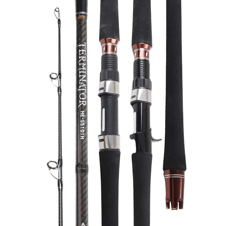 High Quality 1.7m Heavy-Duty Carbon Fiber Jigging Trolling Rod for ...