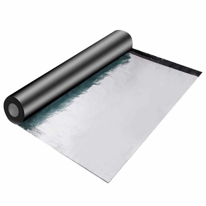 JingShi JS-BAC High Polymer Roofing Membrane Easy Construction Self-Adhesive Waterproof PET ...
