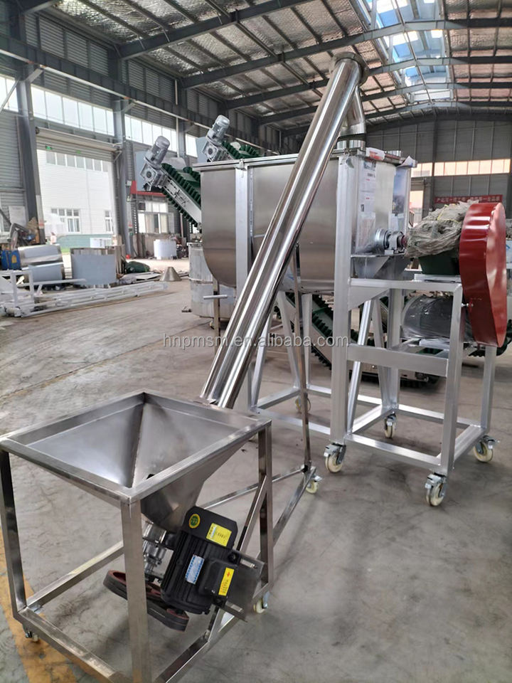 50Kg Small Dry Powder Spice Bleaching Milk Oil Horizontal Ribbon Mixer ...