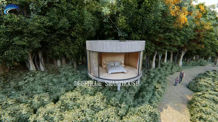 Prefab Metal Buildings - Ireland Cabin by DEEPBLUE SMARTHOUSE