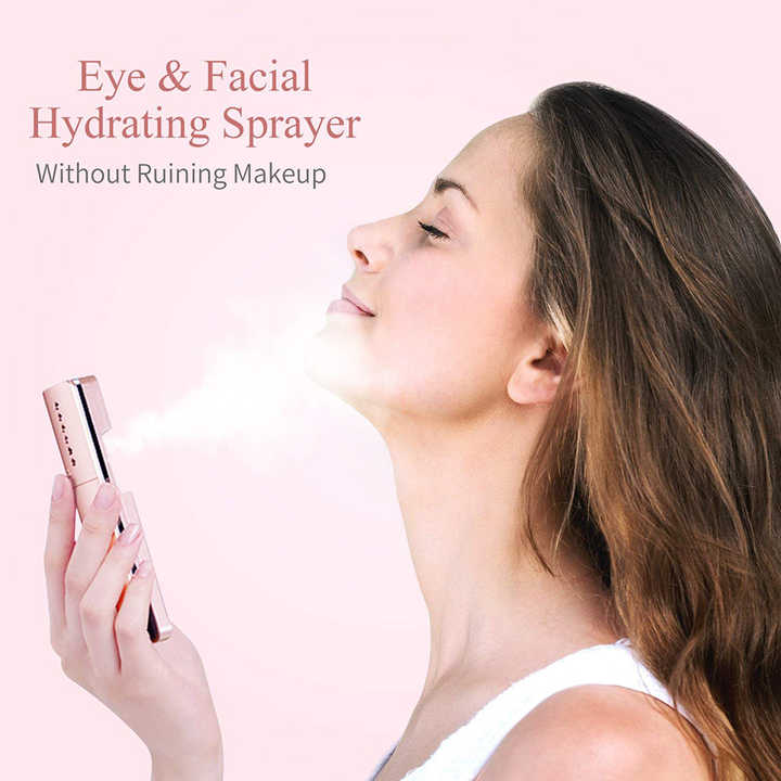 Private Label Portable Handheld Face Spray Electric Hydrating Nano ...