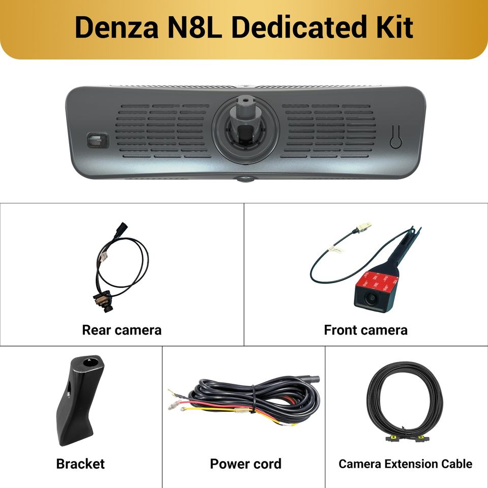 Sinjet for Denza N8L Wifi Separated-type Rearview Digital Streaming 2K ...