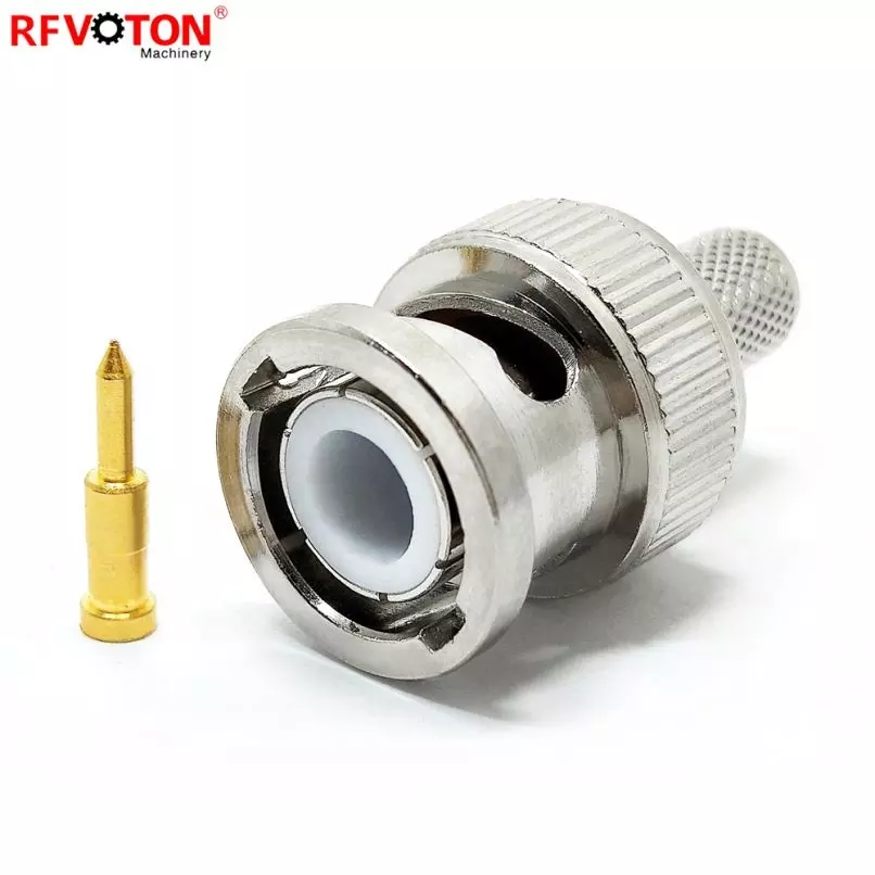 BNC 75 Ohm Male Crimp SDI Connector for 6G-SDI 4K UHD