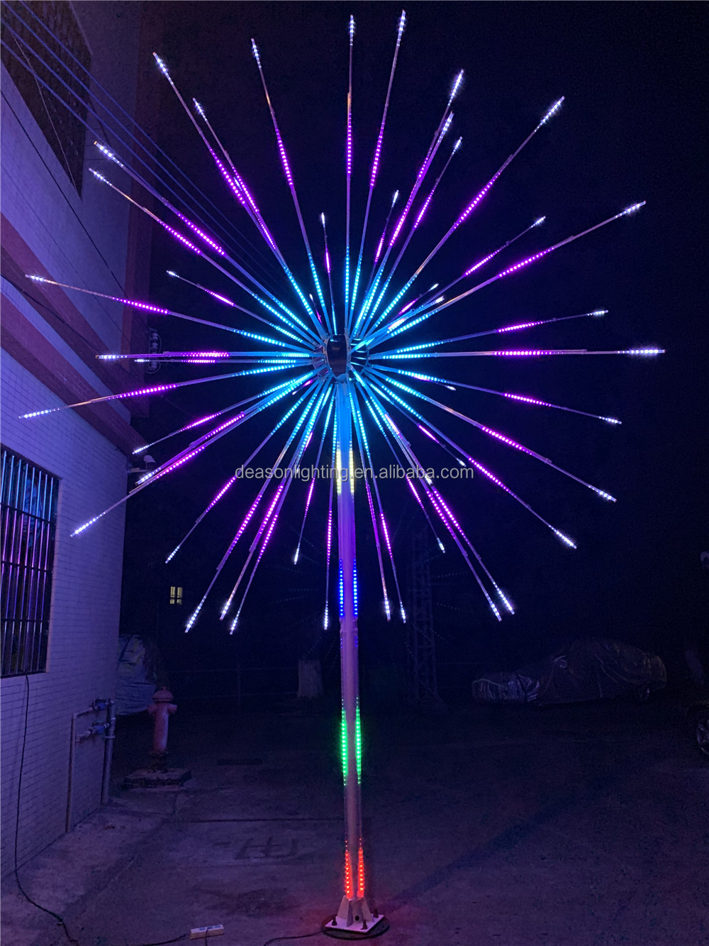 Outdoor LED Fireworks Lights - Dazzling Holiday Displays