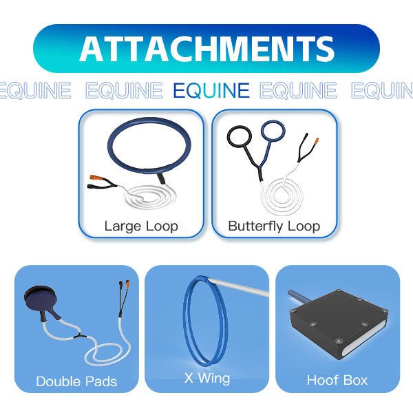 For Loop PEMF Therapy Device Desktop ABS Material US Plug Horse Ankle ...
