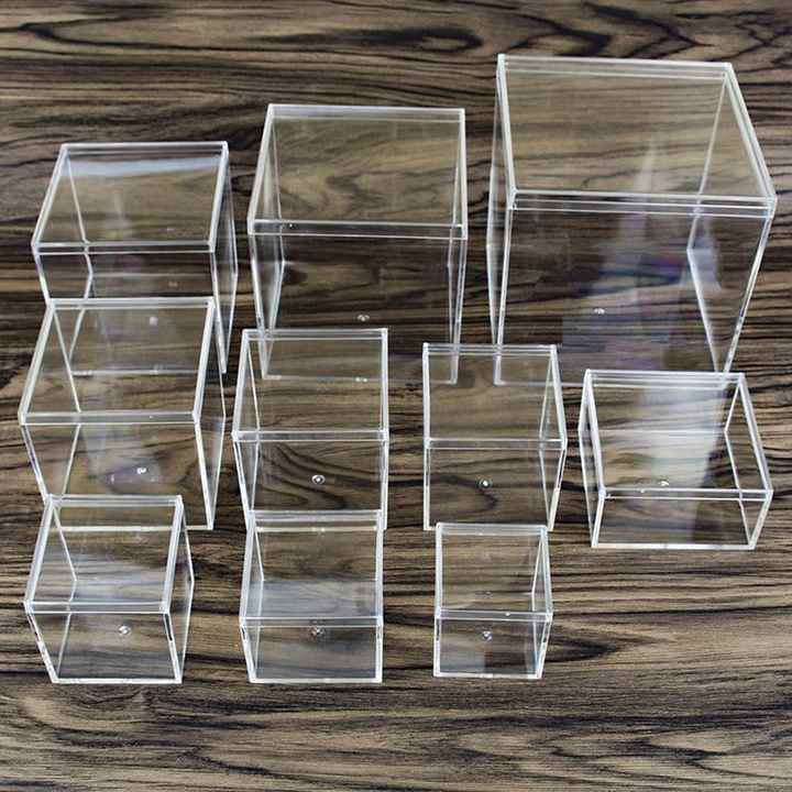 Spring Sign transparent acrylic candy boxes bin plexiglass organizer ...