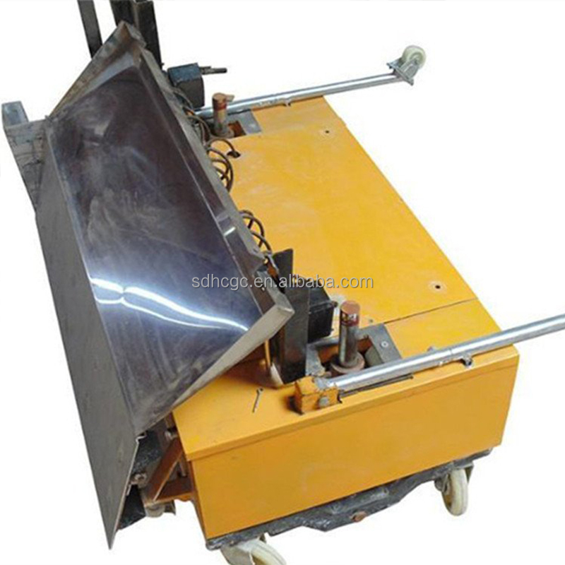 South African wall with automatic wall tool cement plaster rendering ...