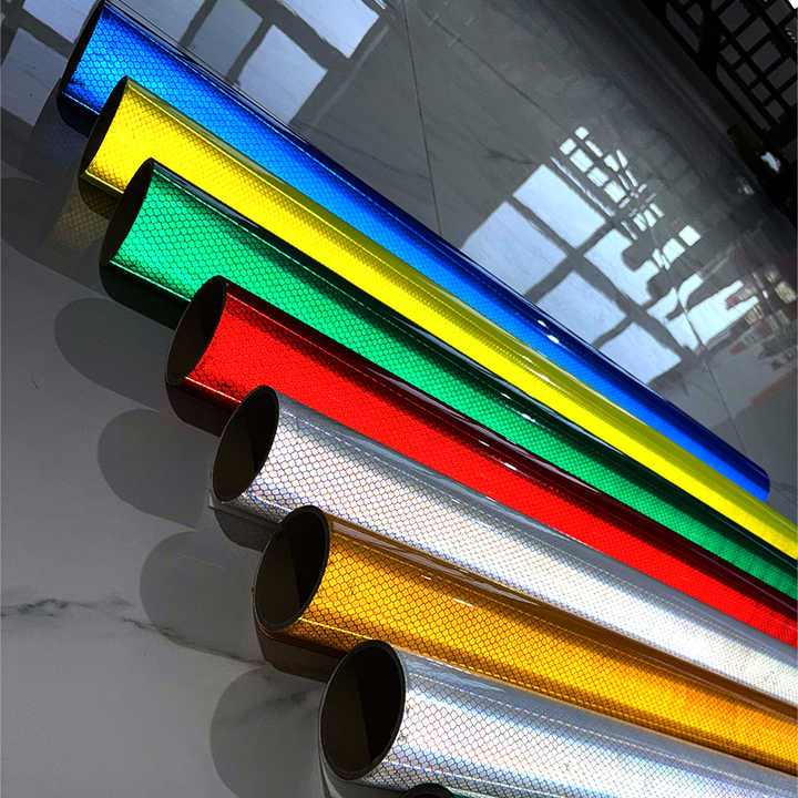 LU Outdoor Acrylic Self Adhesive Permanent Reflective Vinyl Film High ...