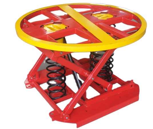 2000KG Spring Lever Lift Table Portable Handling Assist Platform Spring ...